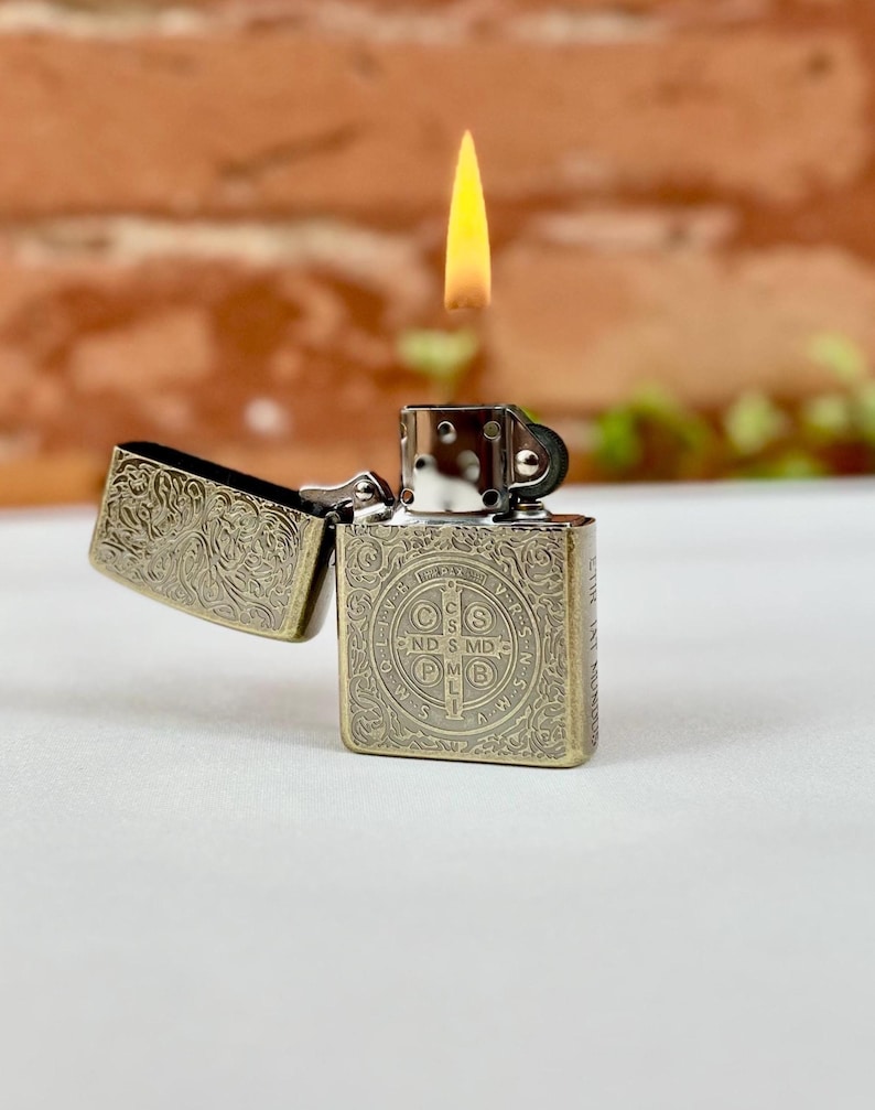 Saint Benedict Cross Lighter: Constantine Inspired Gothic Accessory - Etsy