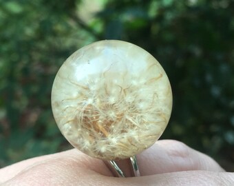 Dandelion ring | Etsy