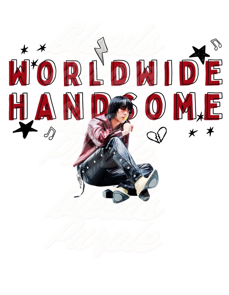 RUN SEOKJIN Tour Merch Fan Made Worldwide Handsome Jin BTS White T ...