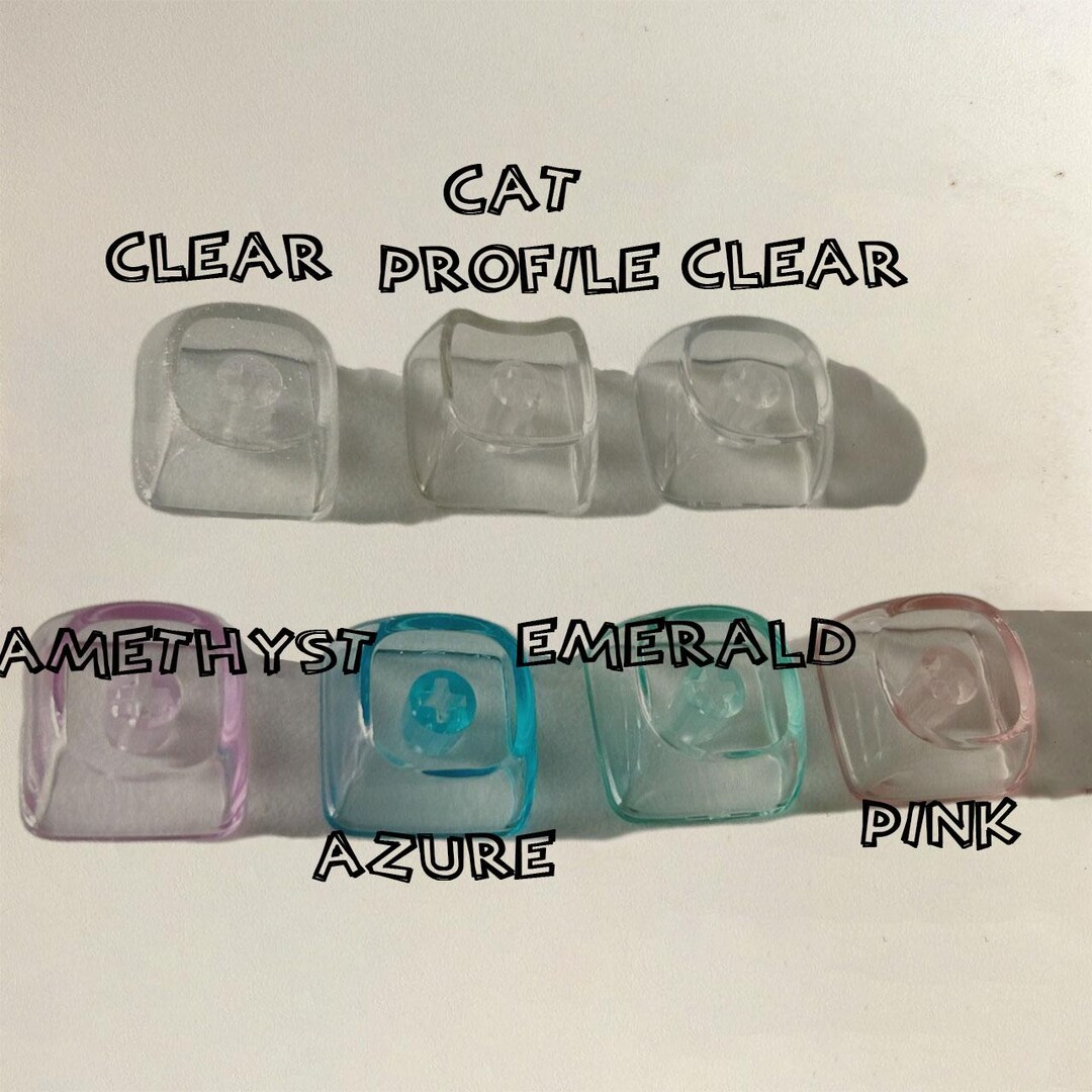 PC Profile Keycaps,see Through Keycaps Light up Keycaps LED, Customize ...