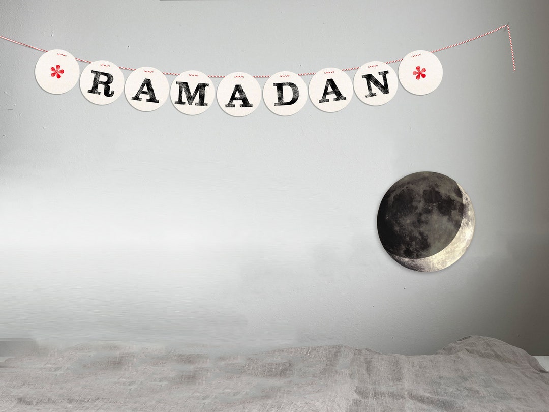 RAMADAN Girlande Ramazan Dekoration aus Buchstaben von renna deluxe - Etsy.de