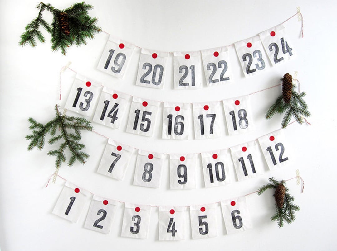 Advent Calendar Kit Christmas Calendar Kit Advent Calendar 25 Bags by ...