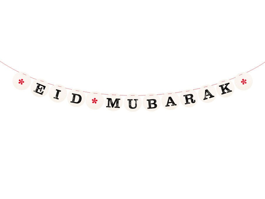 EID MUBARAK Girlande aus Buchstaben zur Ramadan Dekoration im | Etsy