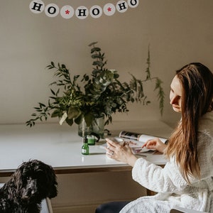 HO HO HO Christmas Banner for the Holiday Season // Hohoho Garland ...