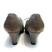 Vintage 1990s Gray Vegan Leather High Heel Oxfords // Lace up 70s Style ...