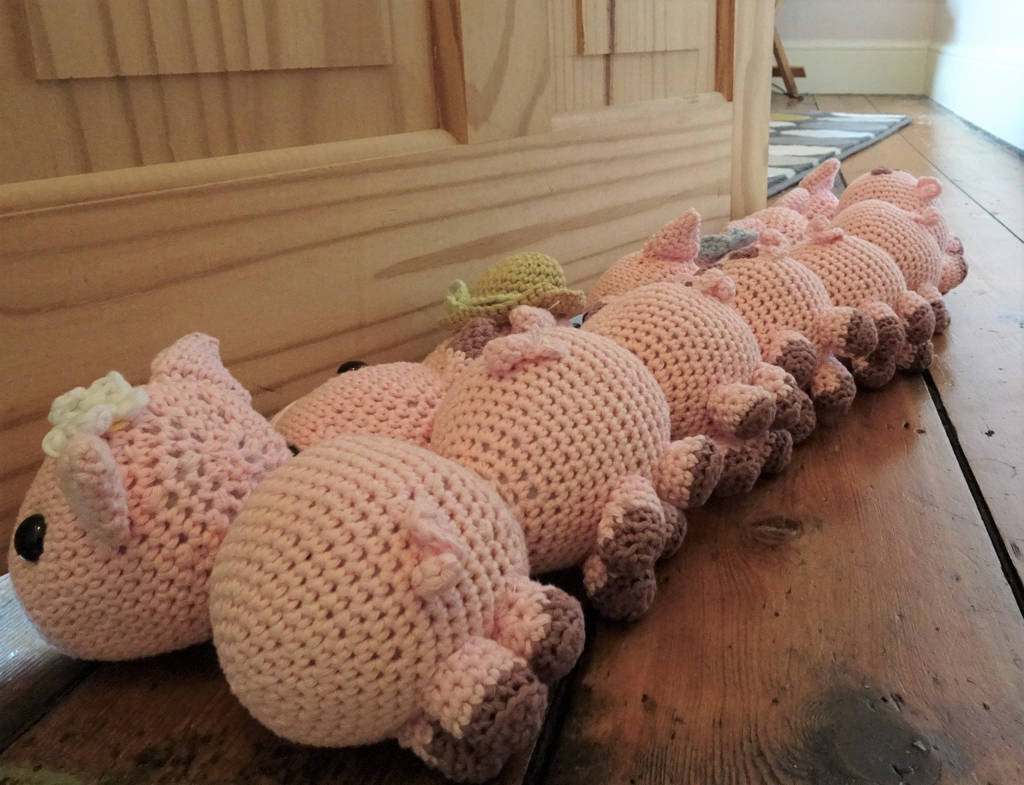 Piglet Draught Excluder/doorstop Amigurumi Crochet Pdf Pattern - Etsy