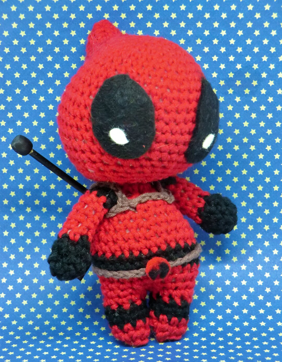 Deadpool Inspired by Marvel Comics PDF Crochet Pattern - Etsy