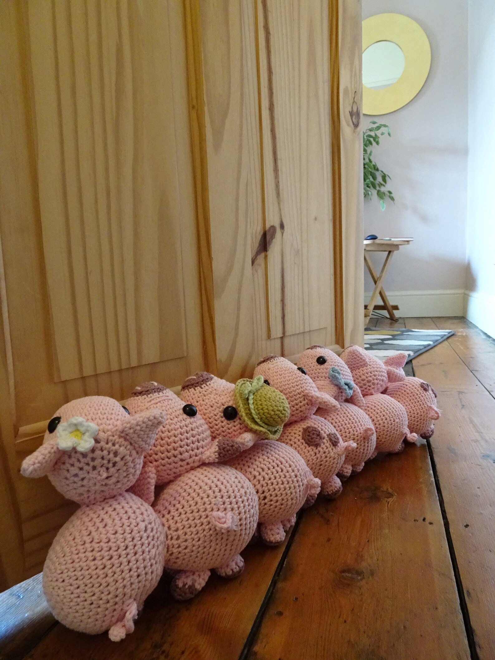 Piglet Draught Excluder/doorstop Amigurumi Crochet Pdf Pattern - Etsy