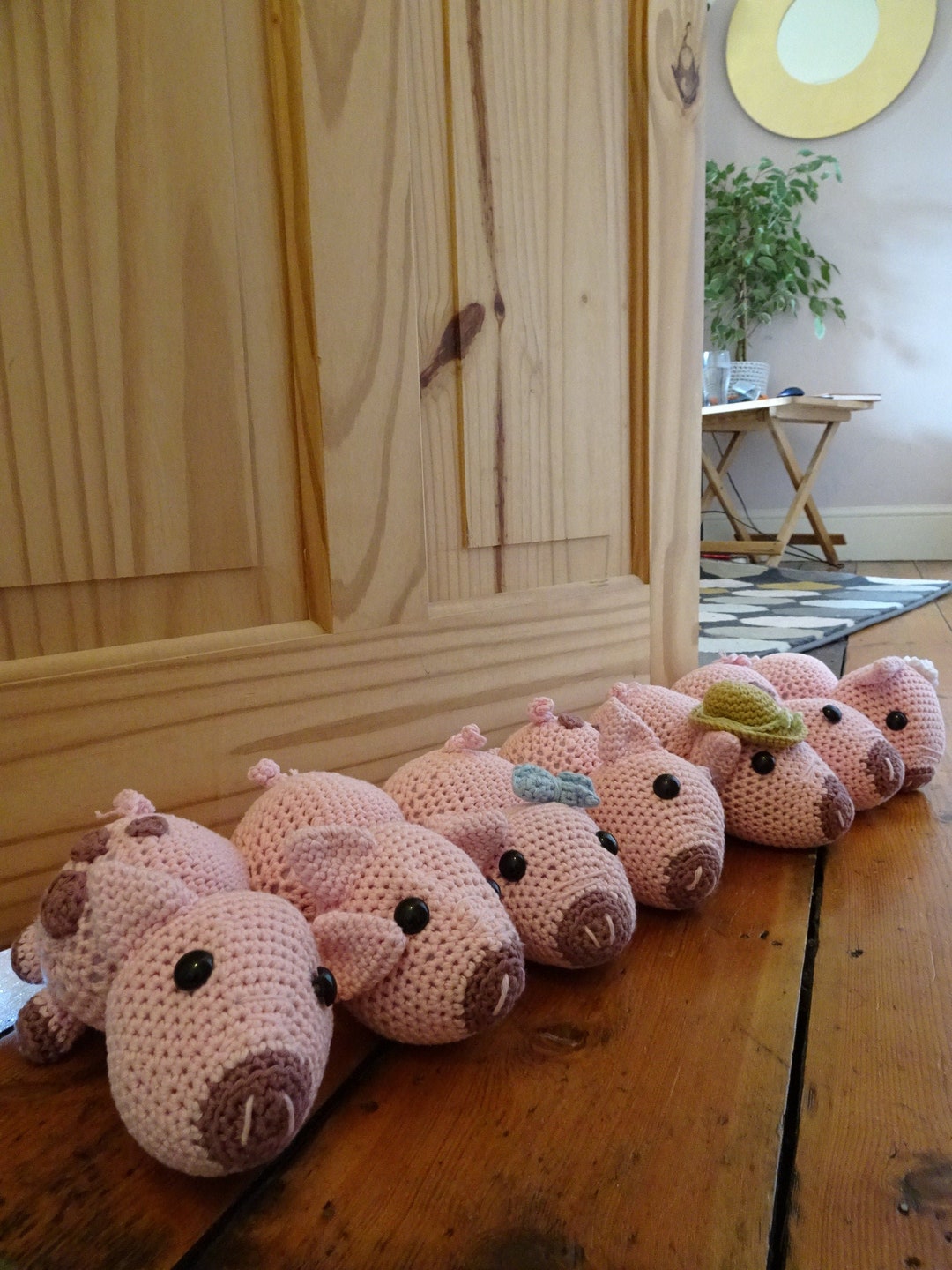 Piglet Draught Excluder/doorstop Amigurumi Crochet Pdf Pattern instant ...