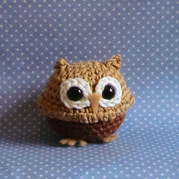 Mini Crochet Owl - Etsy