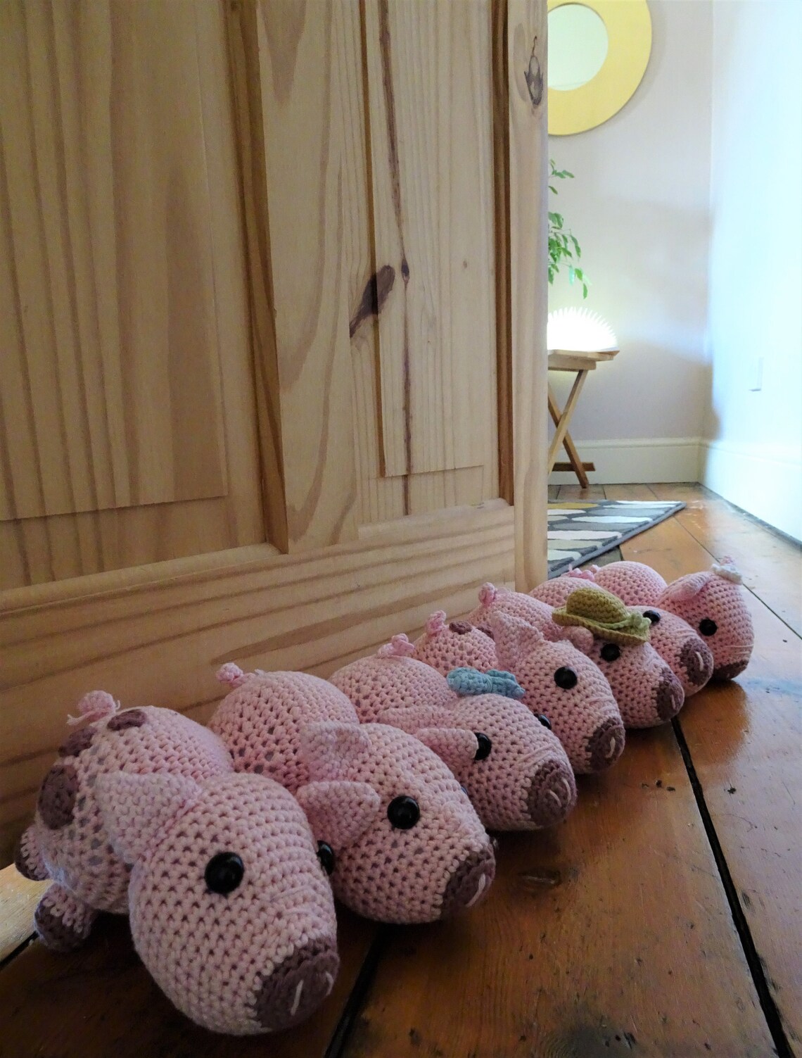 Piglet Draught Excluder/doorstop Amigurumi Crochet Pdf Pattern - Etsy