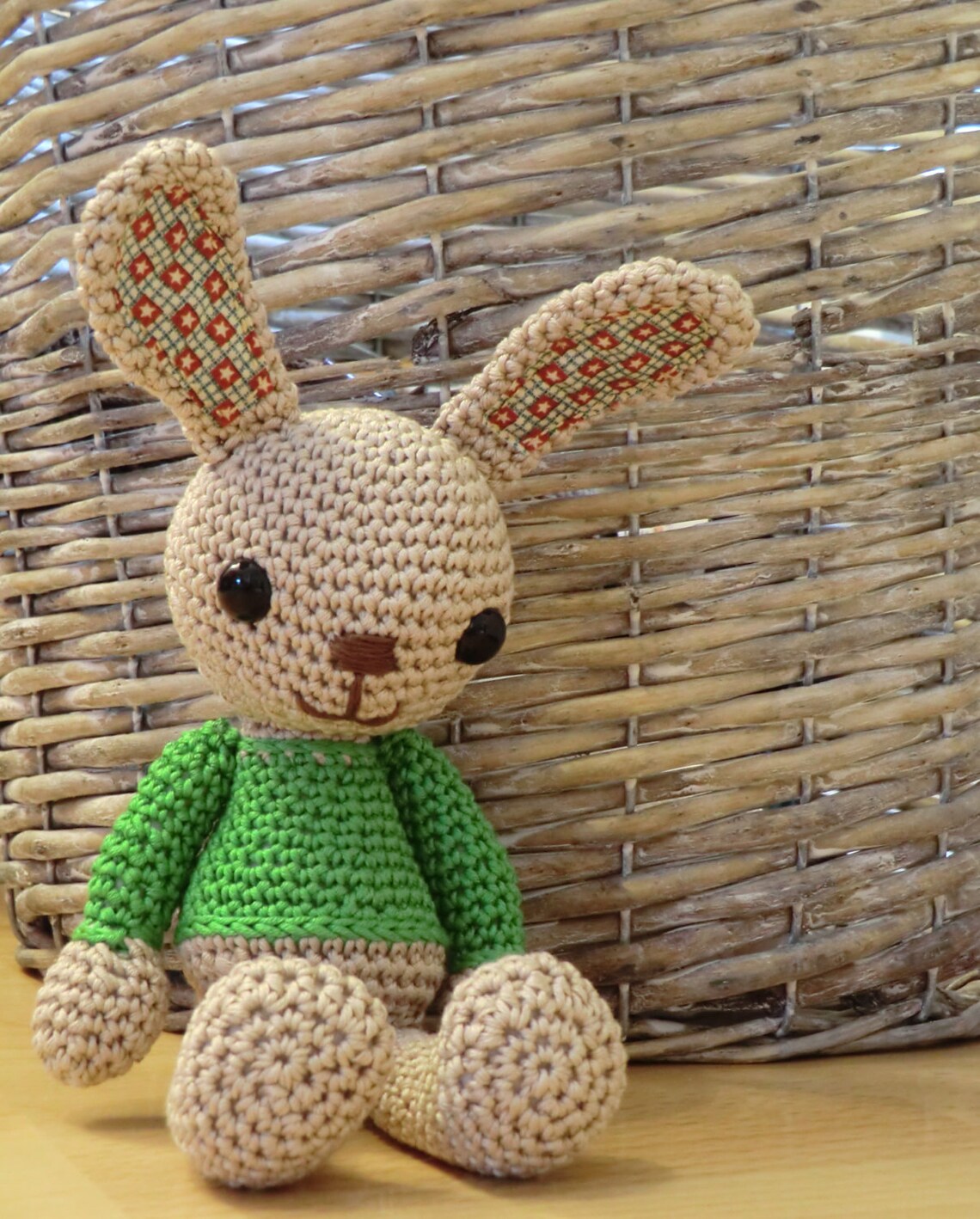 Green Sweater Bunny Amigurumi Crochet Pattern - Etsy