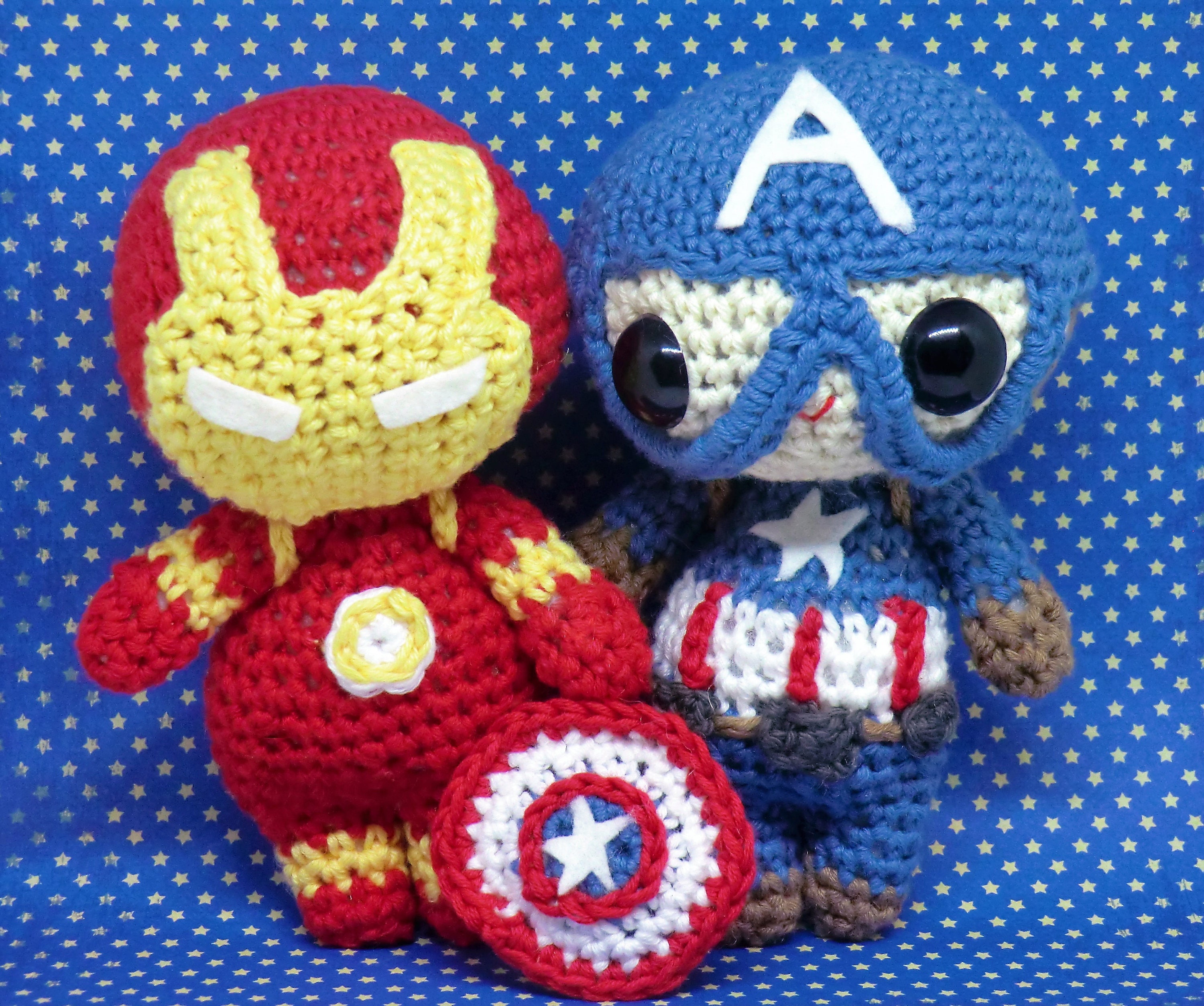Avengers full set amigurumi style 8 PDF crochet patterns | Etsy