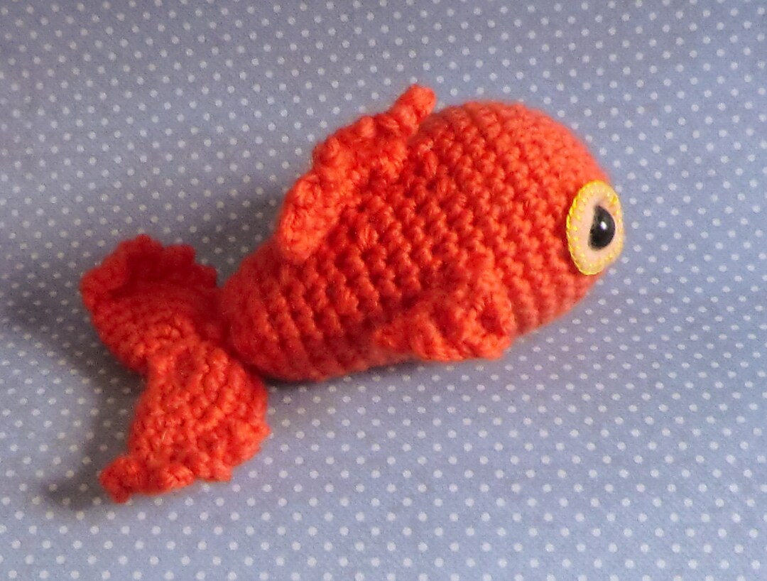 Bob the Goldfish Amigurumi PDF Crochet Patterrn - Etsy
