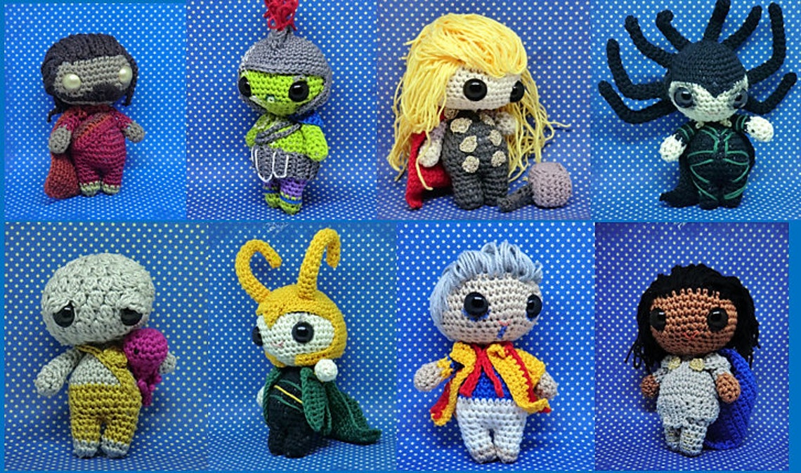 Infinity War Avengers Full Set of 32 PDF Crochet Patterns | Etsy