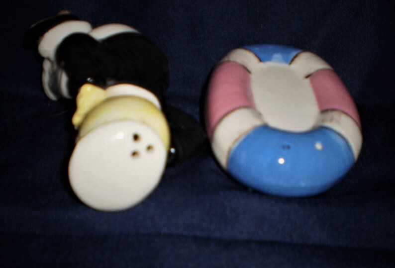 Disney Donald Duck on a Raft Salt and Pepper Set - Etsy