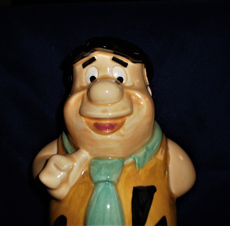 Vintage Fred Flintstone Bank - Etsy