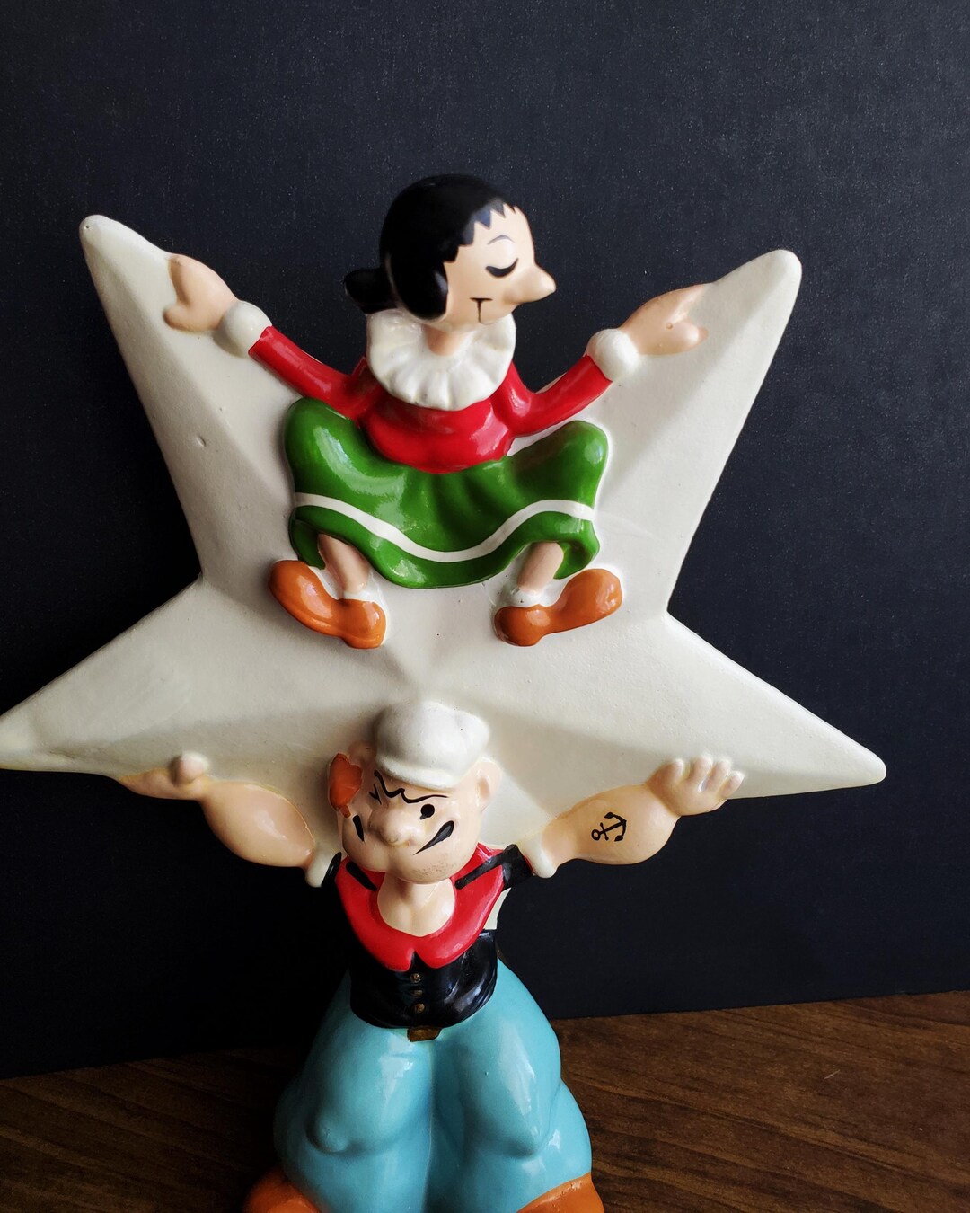 Vintage Popeye Star Christmas Tree Topper - Etsy