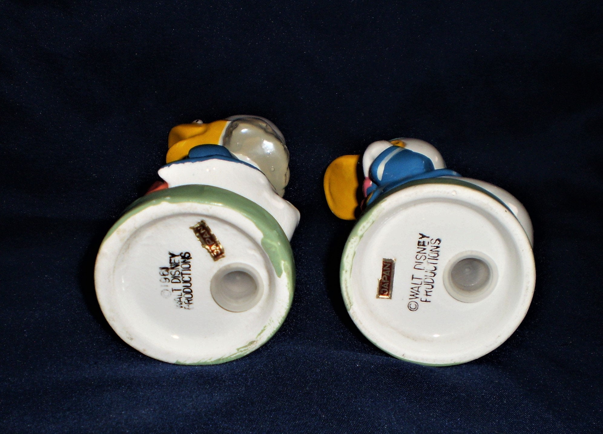 Disney Professor Ludwig Von Drake and Donald Duck Salt and Pepper Set ...