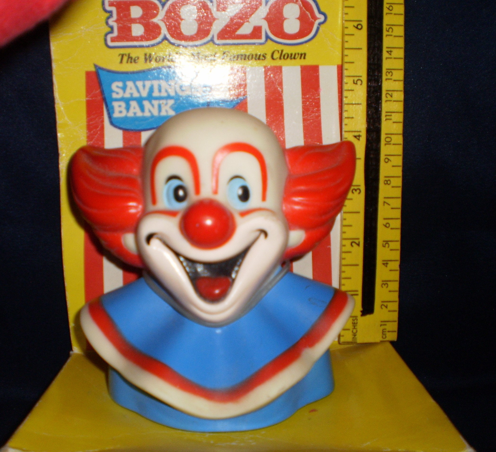 Vintage Bozo the Clown Coin Bank - Etsy