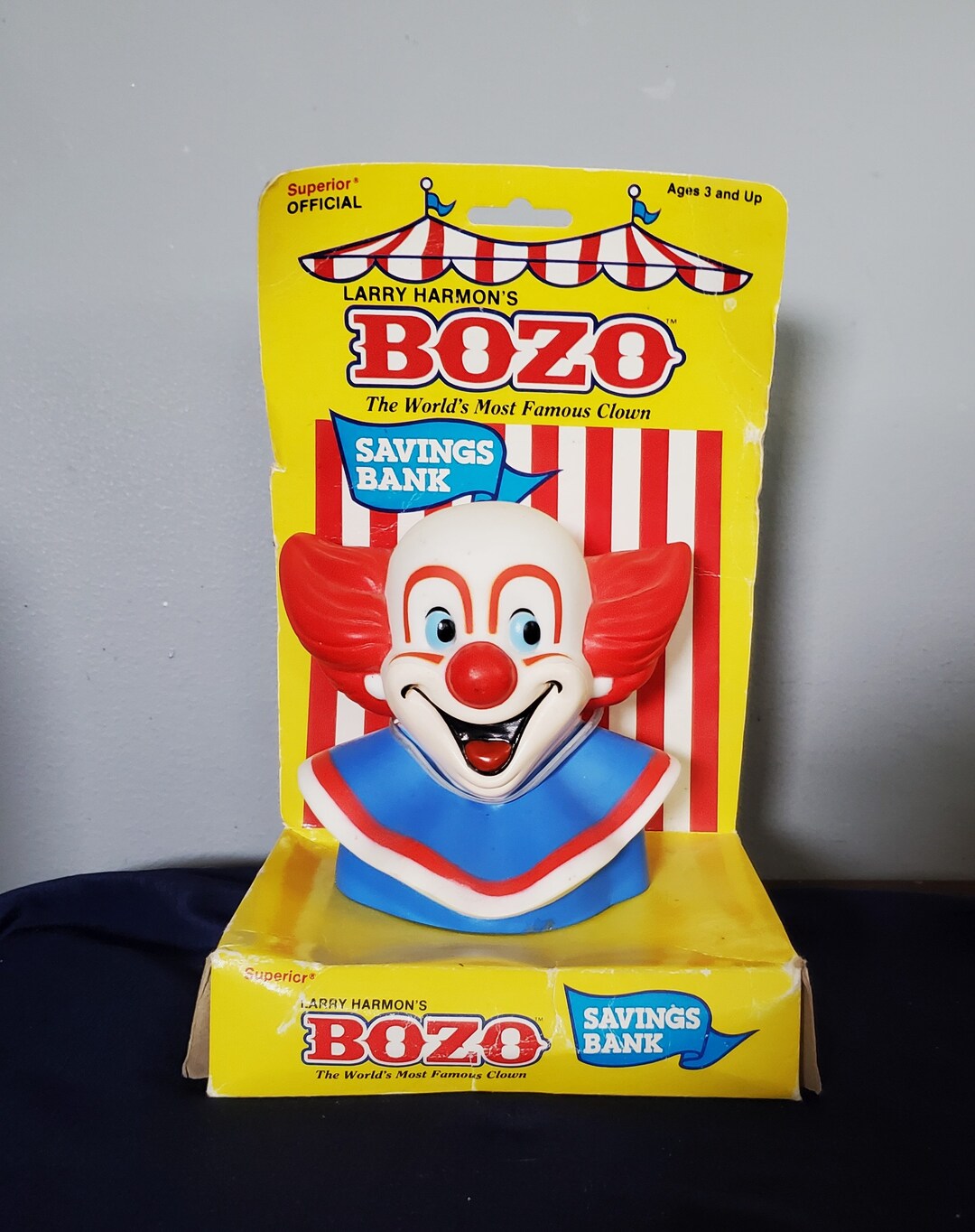 Vintage Bozo the Clown Coin Bank - Etsy