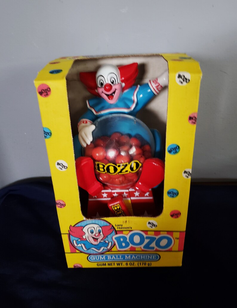 Vintage Bozo el payaso máquina de chicles - Etsy México