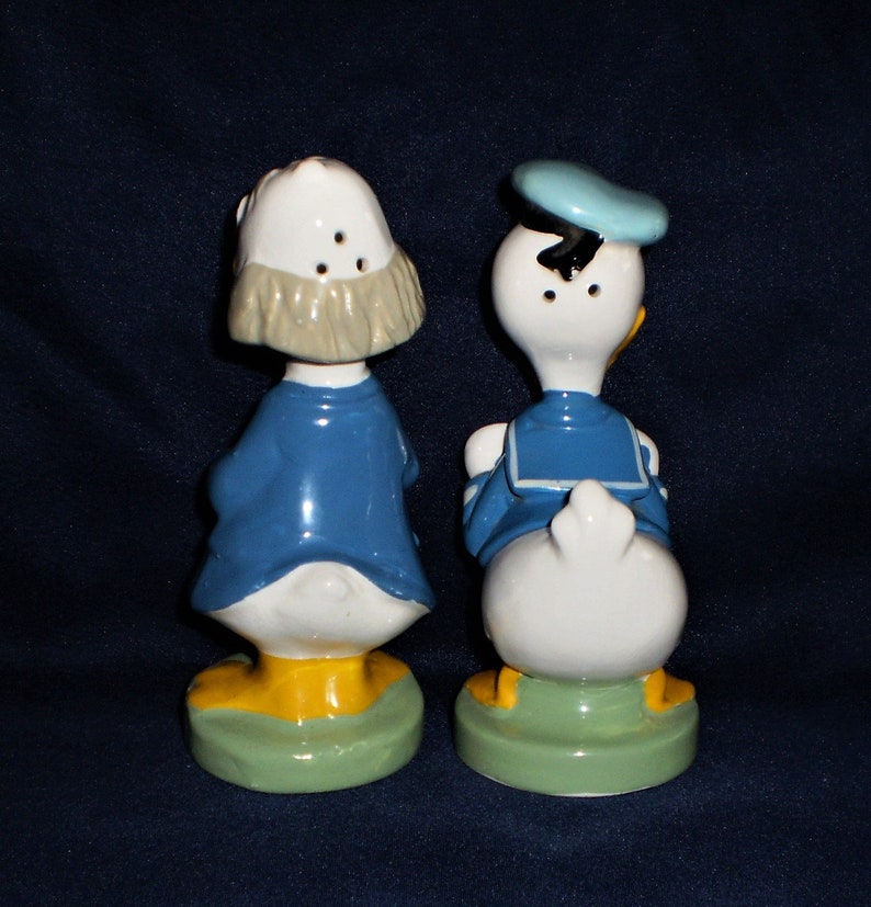 Disney Professor Ludwig Von Drake and Donald Duck Salt and Pepper Set ...