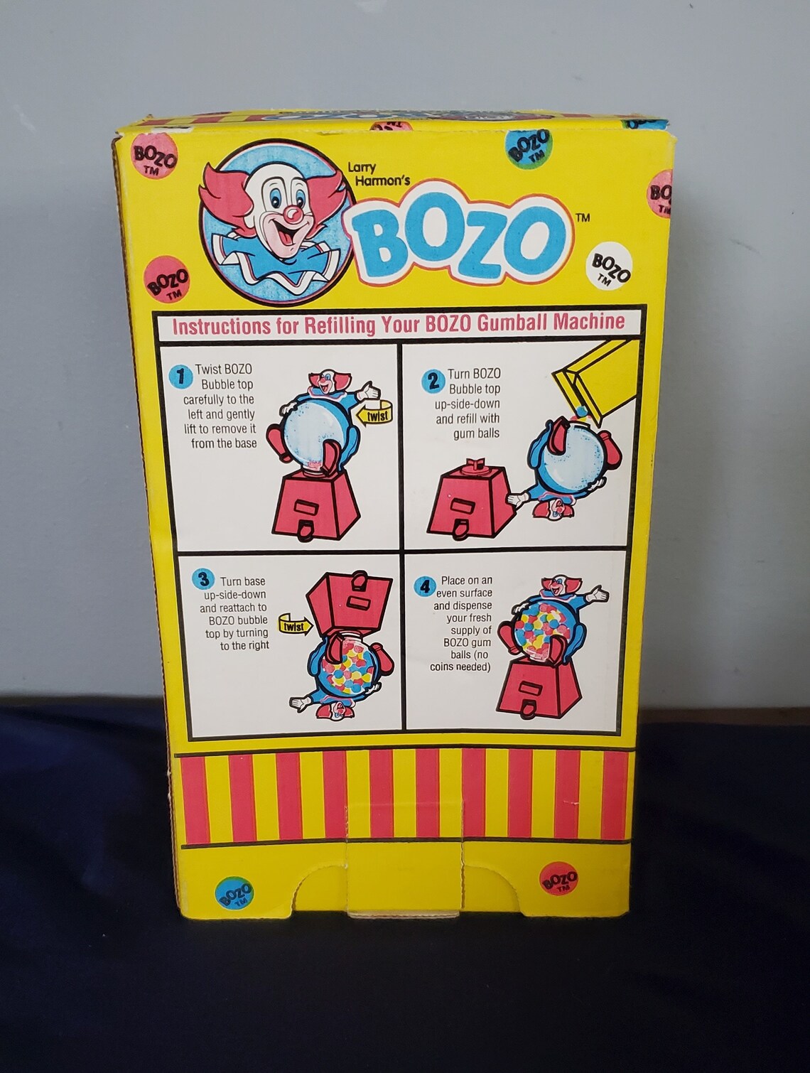 Vintage Bozo the Clown Gumball Machine - Etsy