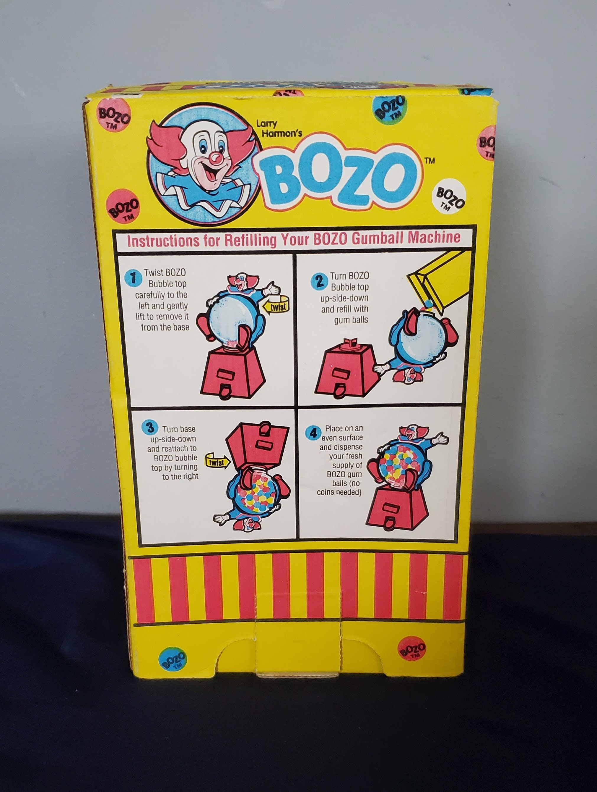Vintage Bozo the Clown Gumball Machine - Etsy