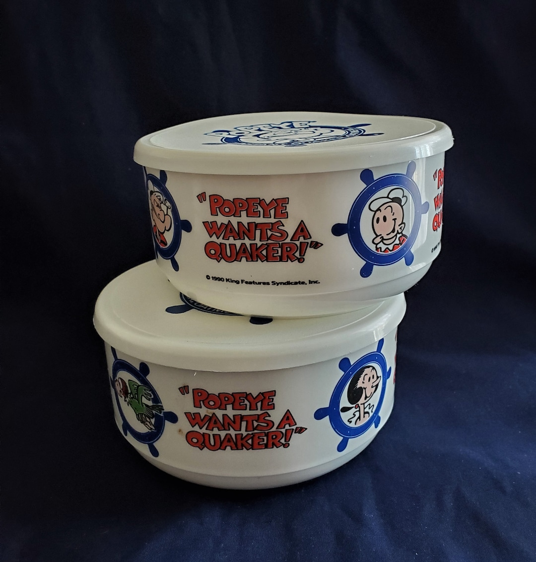 Popeye Quaker Oats Bowl - Etsy