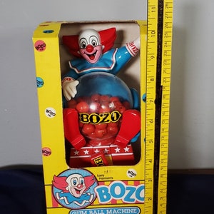 Vintage Bozo the Clown Gumball Machine - Etsy