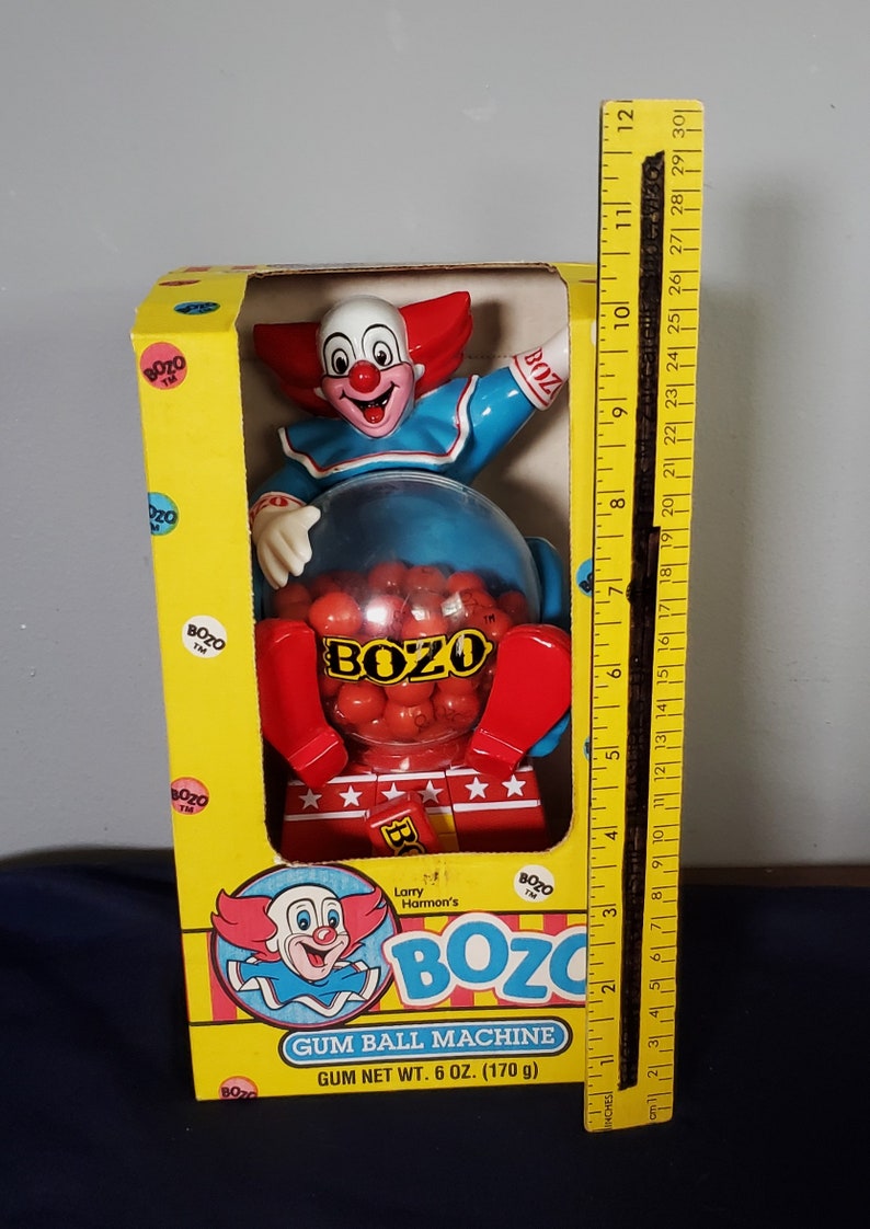 Vintage Bozo el payaso máquina de chicles - Etsy México