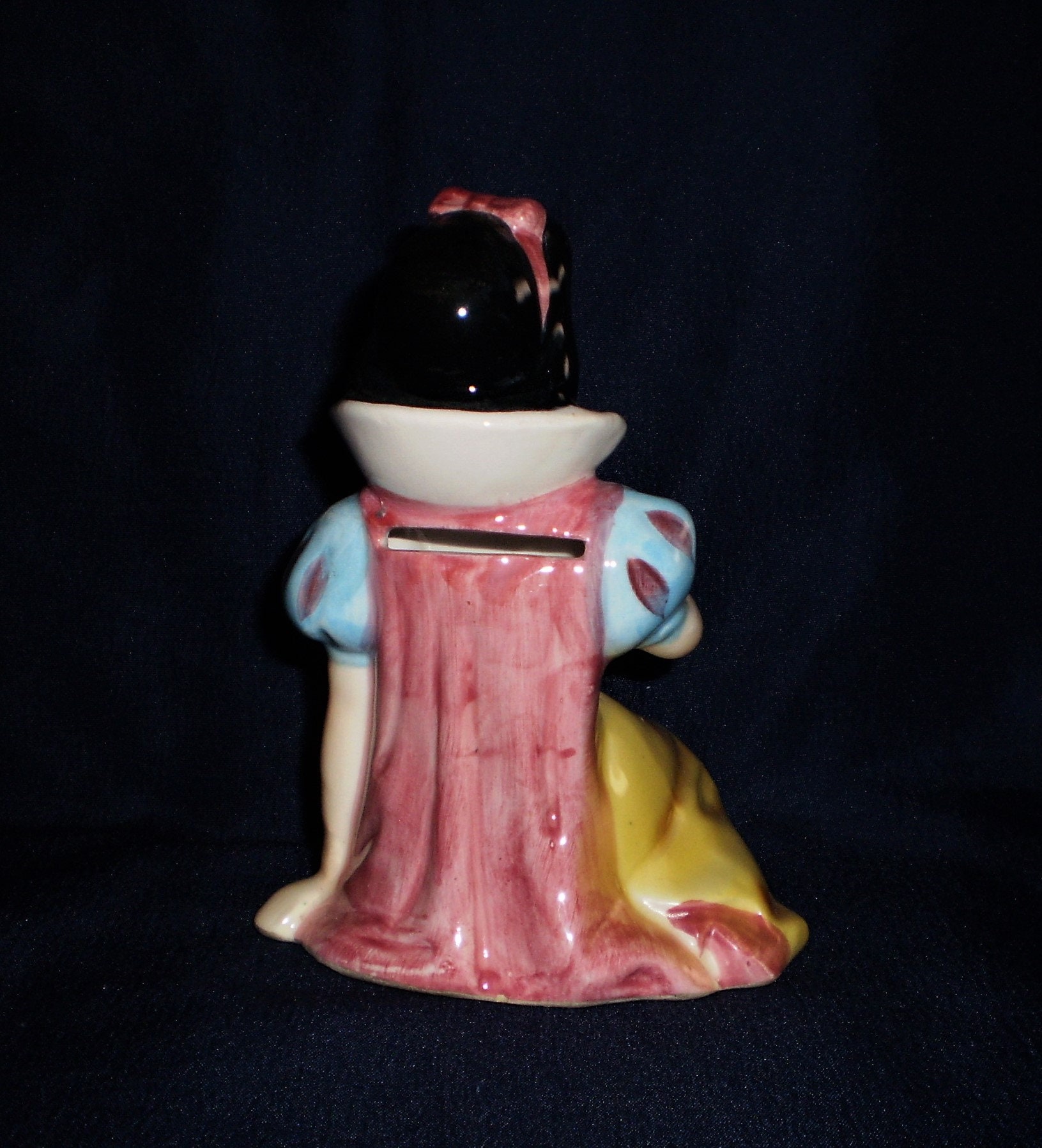 Vintage Snow White With Blue Bird Coin Bank - Etsy
