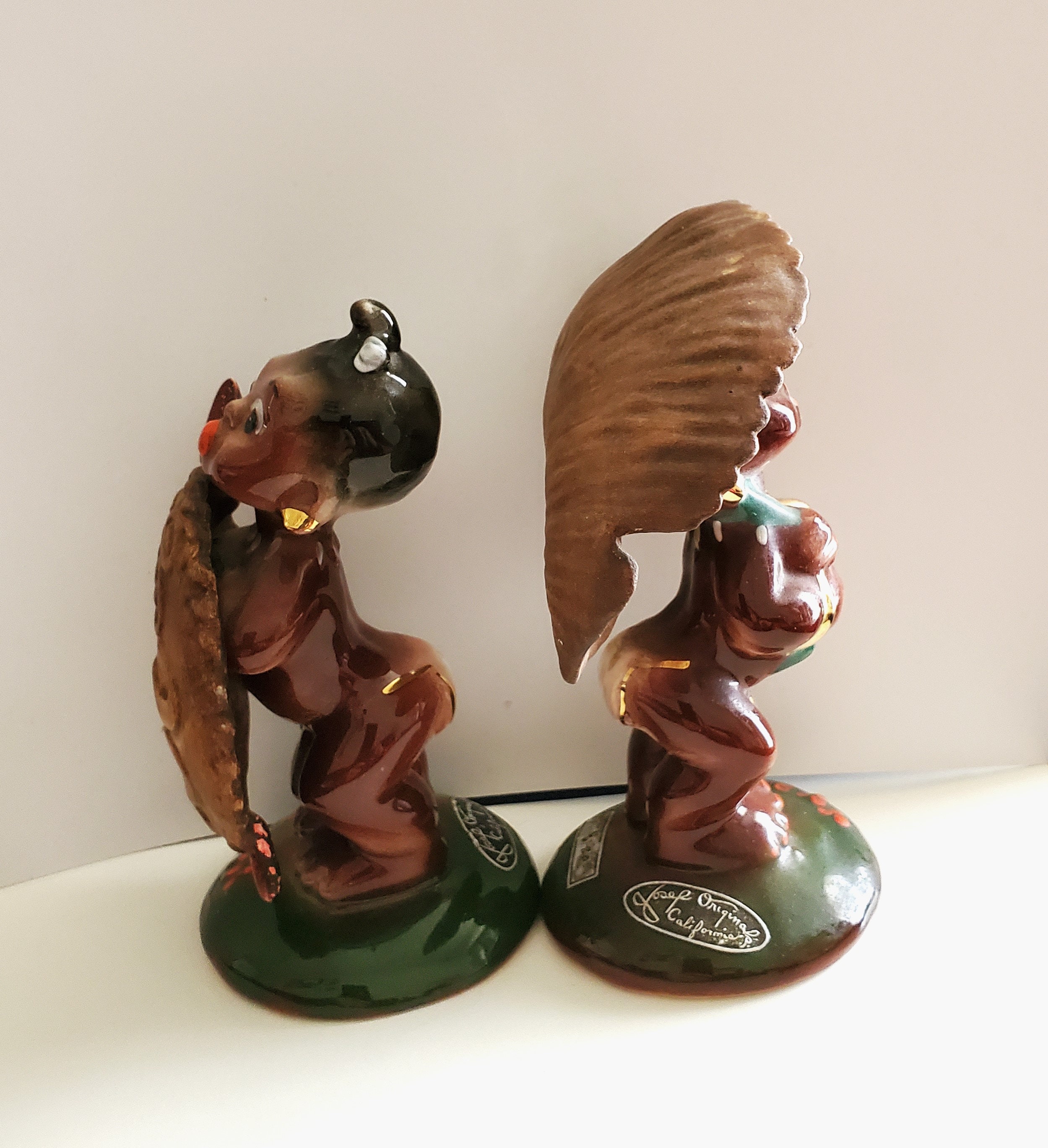 Vintage Josef Bongo & Congo Figurines - Etsy