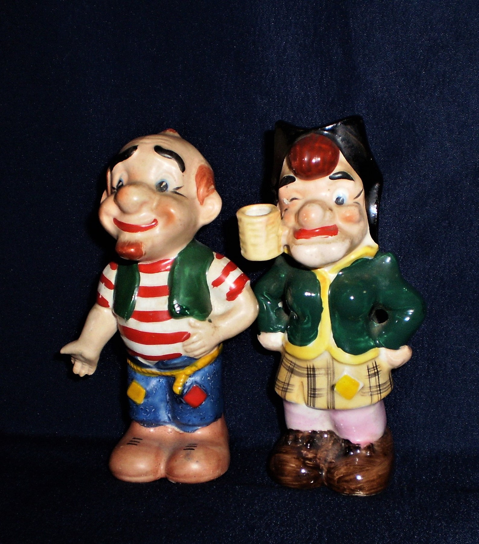 Vintage Lil Abner Mammy And Pappy Yokum Salt And Pepper Set Etsy
