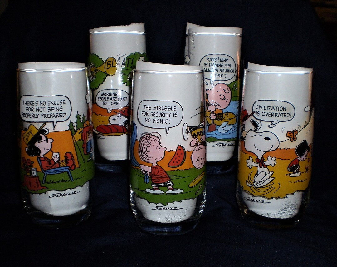 Charlie Brown Camp Snoopy Glasses - Etsy
