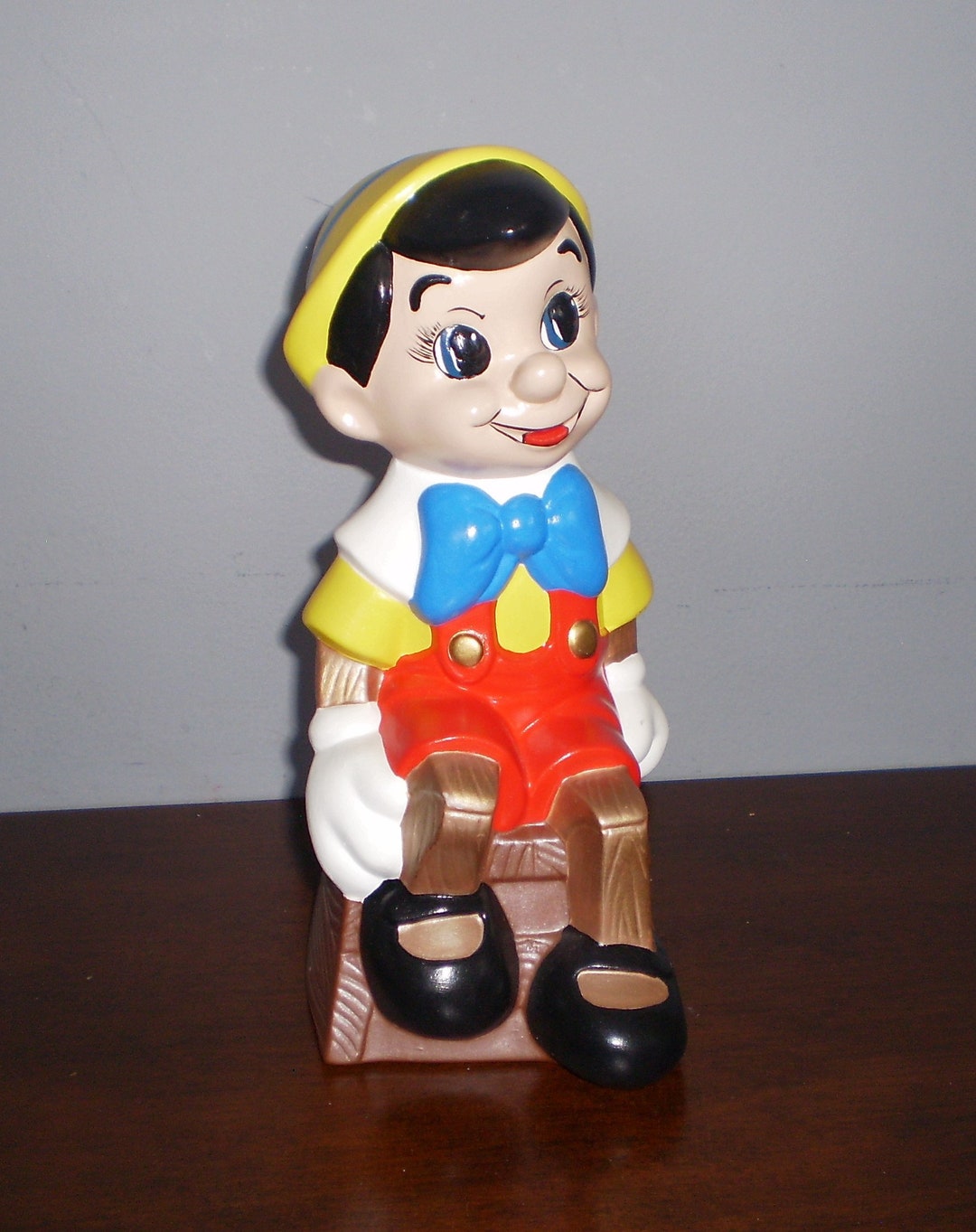 Vintage Pinocchio Figurine - Etsy
