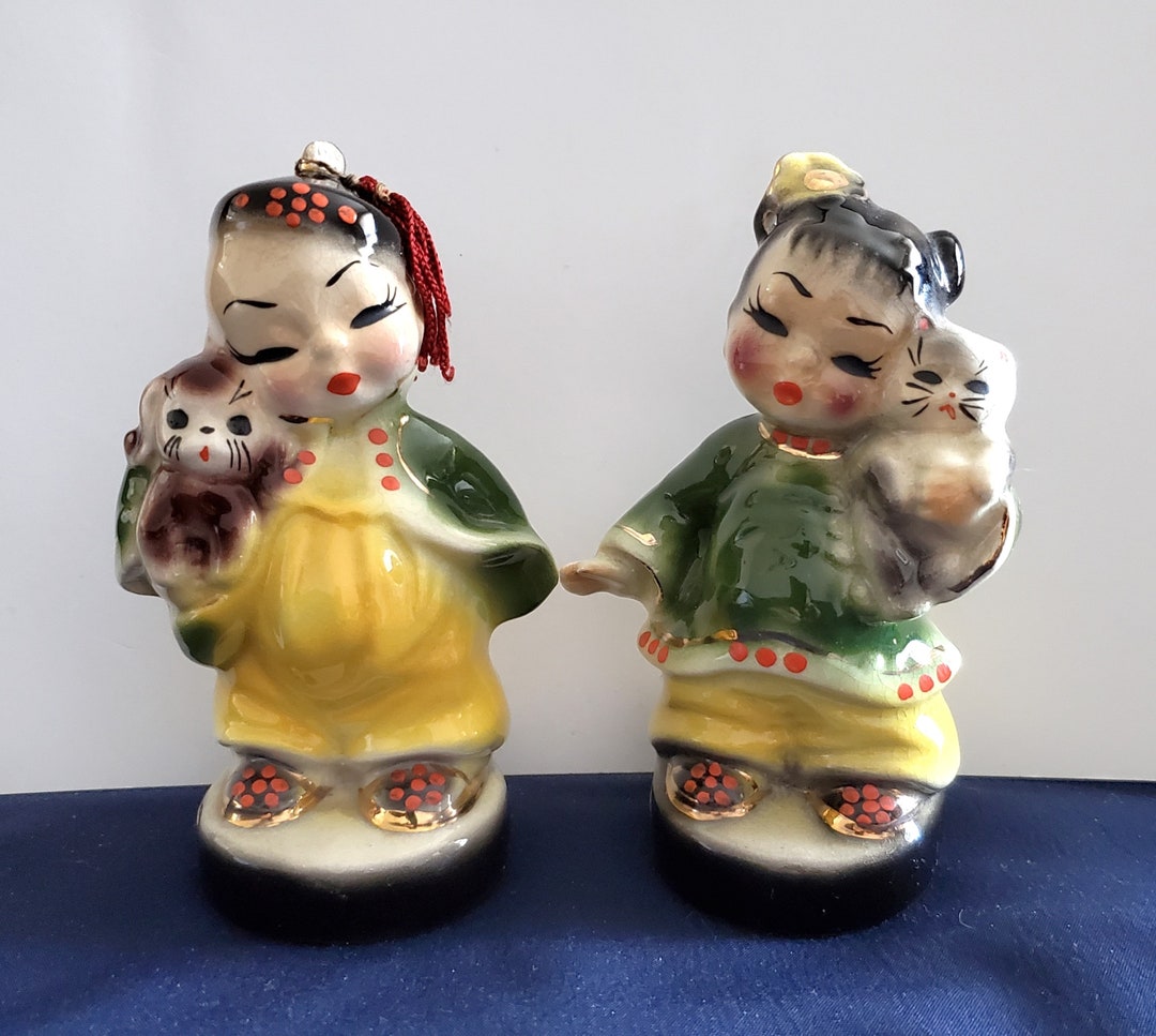 Vintage Josef Wee Ching & Wee Lin Figurines - Etsy
