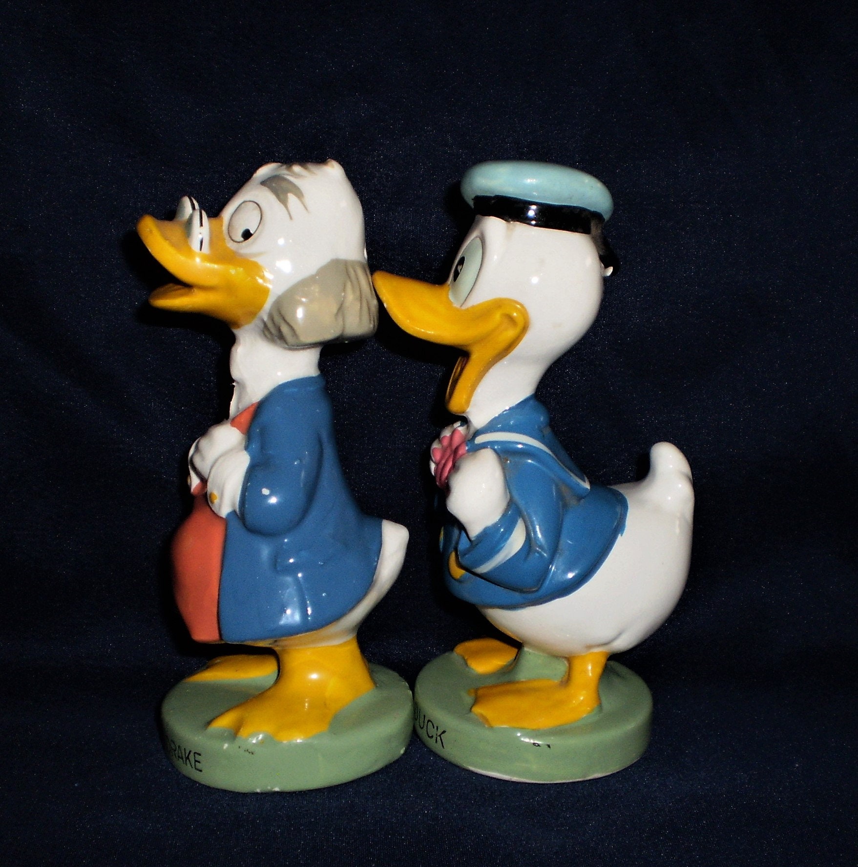 Disney Professor Ludwig Von Drake and Donald Duck Salt and Pepper Set ...