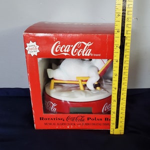 Vintage Coca Cola Polar Bear Alarm Clock - Etsy