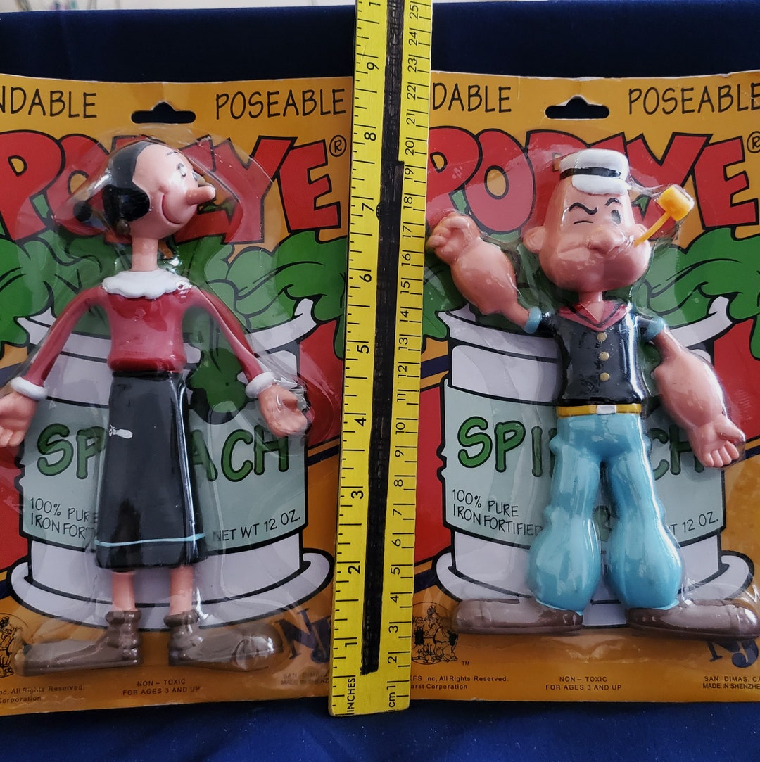 Vintage Popeye Poseable Figures - Etsy