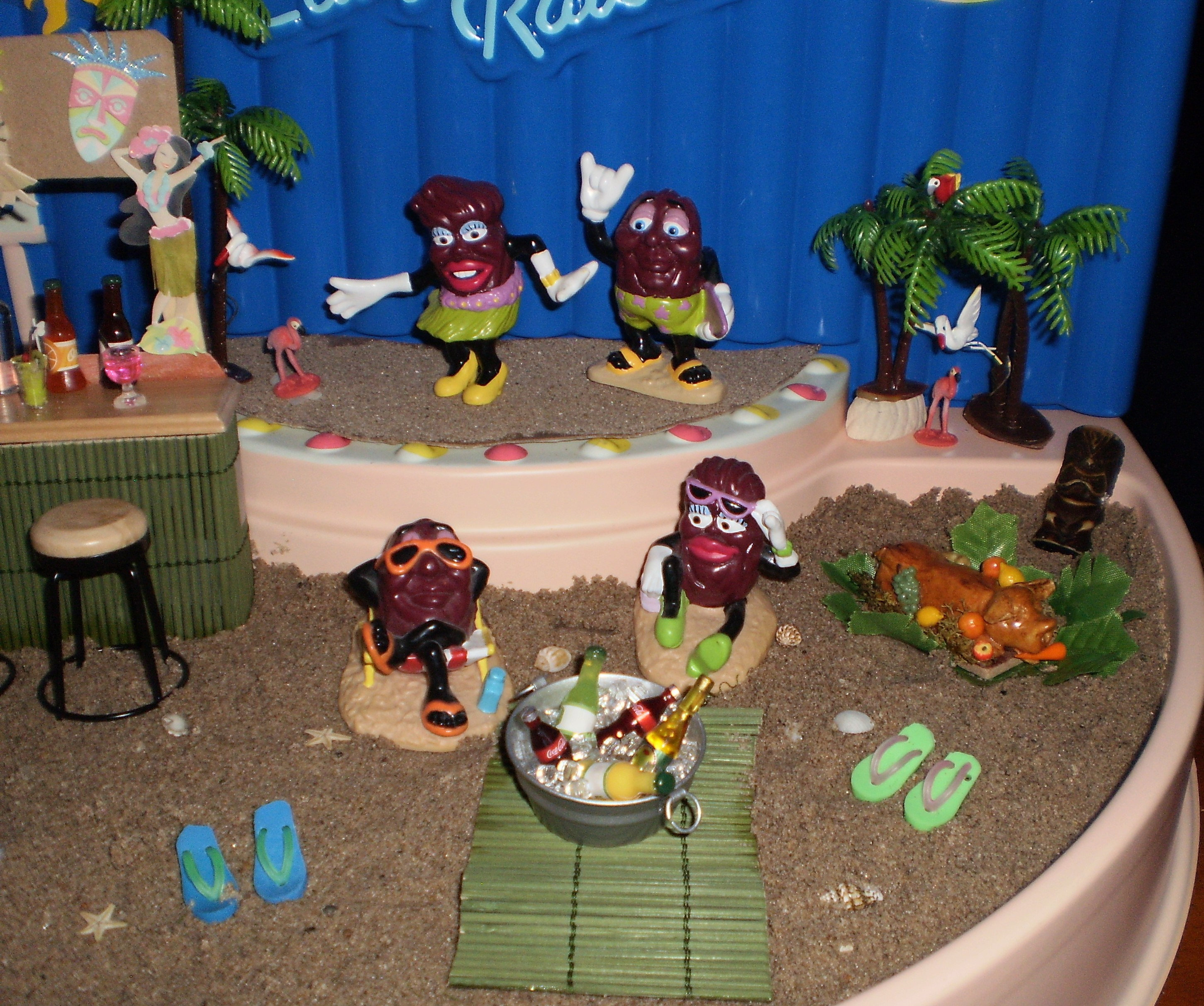 California Raisins Luau Raisins - Stage & Props Not Included - Etsy