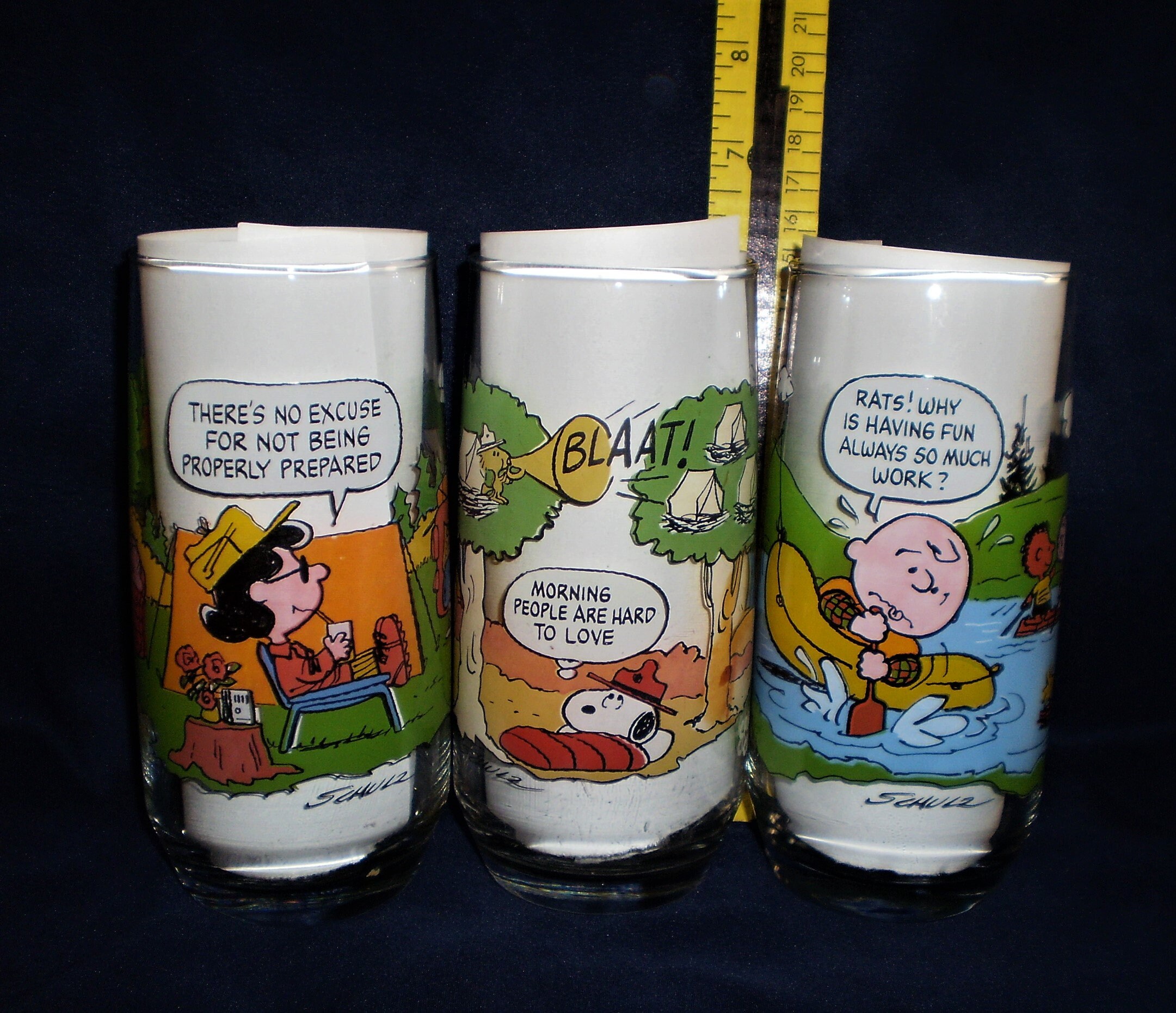 Charlie Brown Camp Snoopy Glasses - Etsy