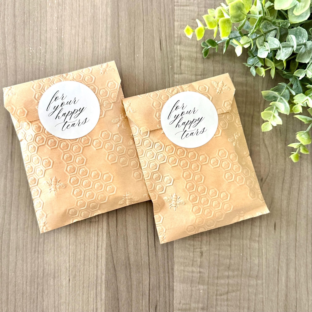 Happy Tears Tissue Favor - for Your Happy Tears - Wedding Ceremony ...