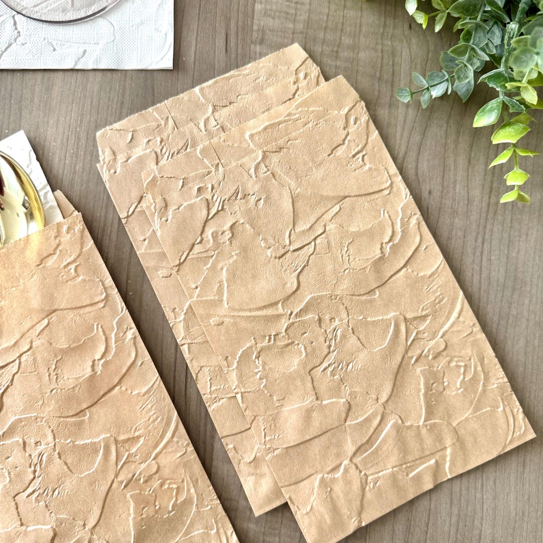 Embossed Art Plaster Kraft Favor Bag – Art Teacher Gift Bag - 5x8 - Etsy
