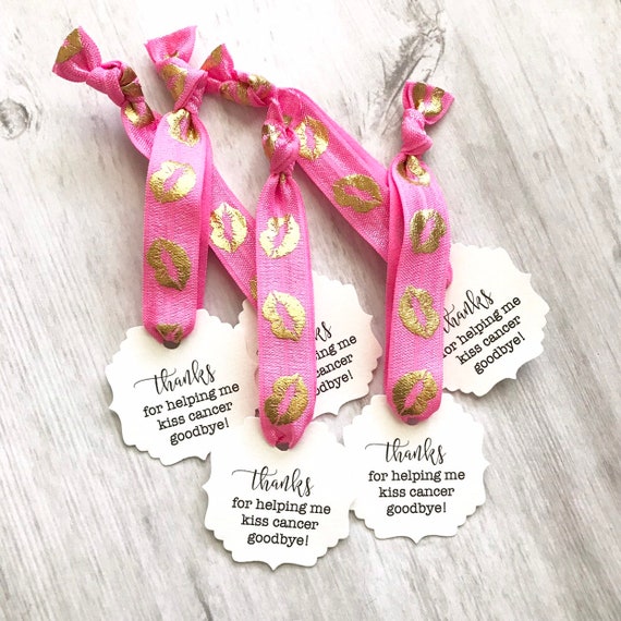 Cancer Survivor Party Favor Kiss Cancer Goodbye Thank You | Etsy