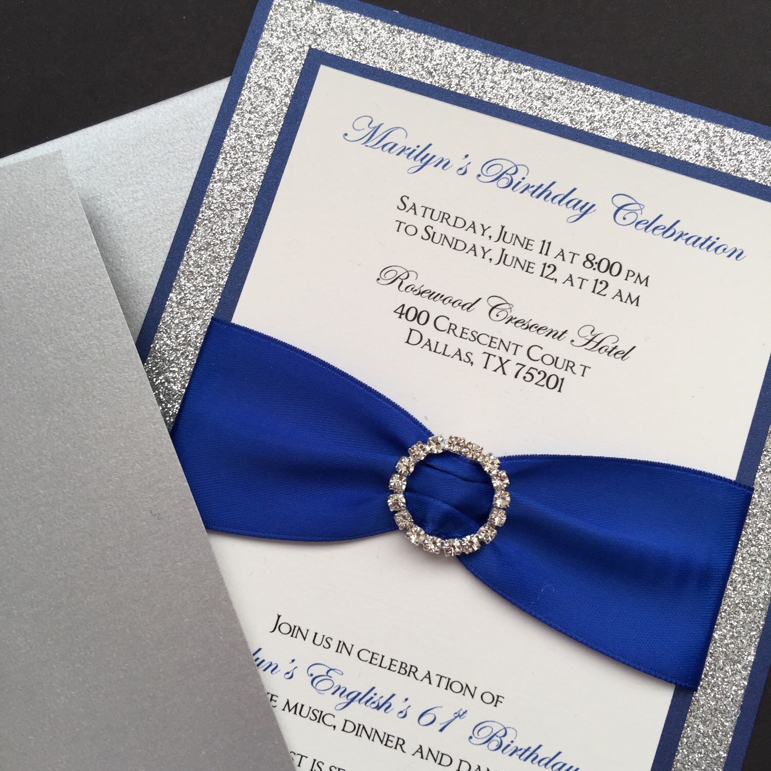 Rhinestone Wedding Invitations