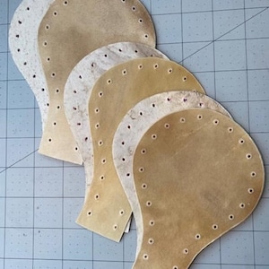 1 Set *BIG Deer Rawhide Punched Rattle Head Traditional Dance Rattles ...