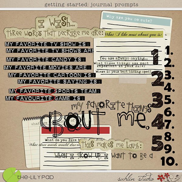 Getting Started Journal Prompts for Digital Scrapbooking - Etsy Getting Started Journal Prompts for Digital Scrapbooking - Etsy