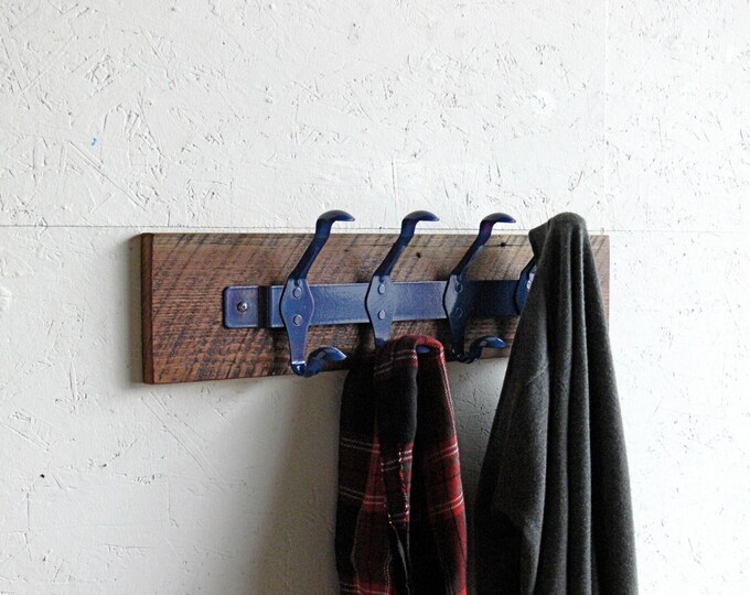 Modern Rustic Reclaimed Barnwood Wall/coat Rack-free SHIPPING - Etsy